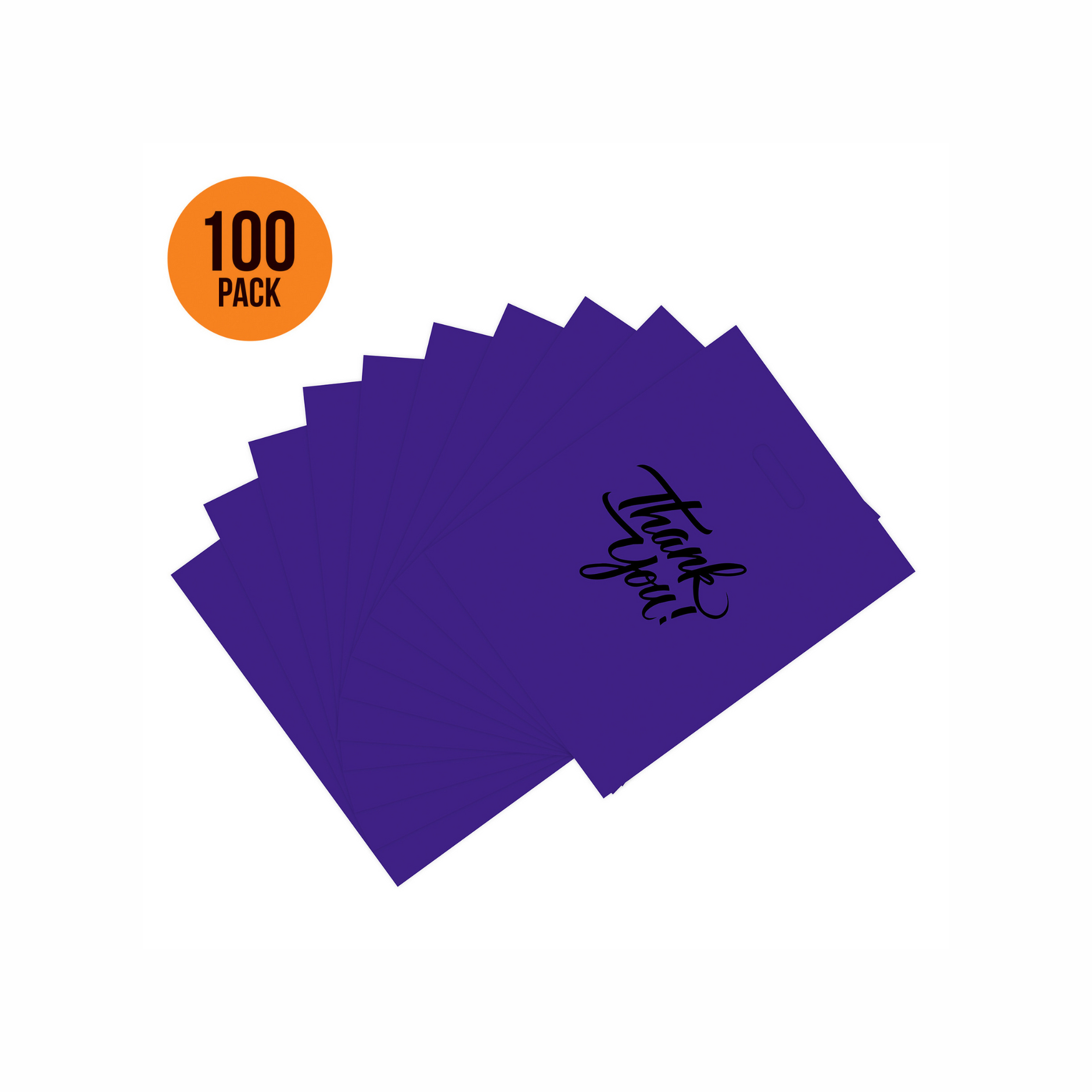Plastic Thank You Bags Wholesale | Infinite Pack