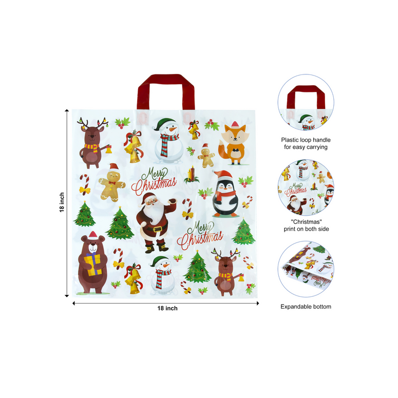 Christmas Gift Bags, Holiday Treat Bags in Bulk – Infinite Pack